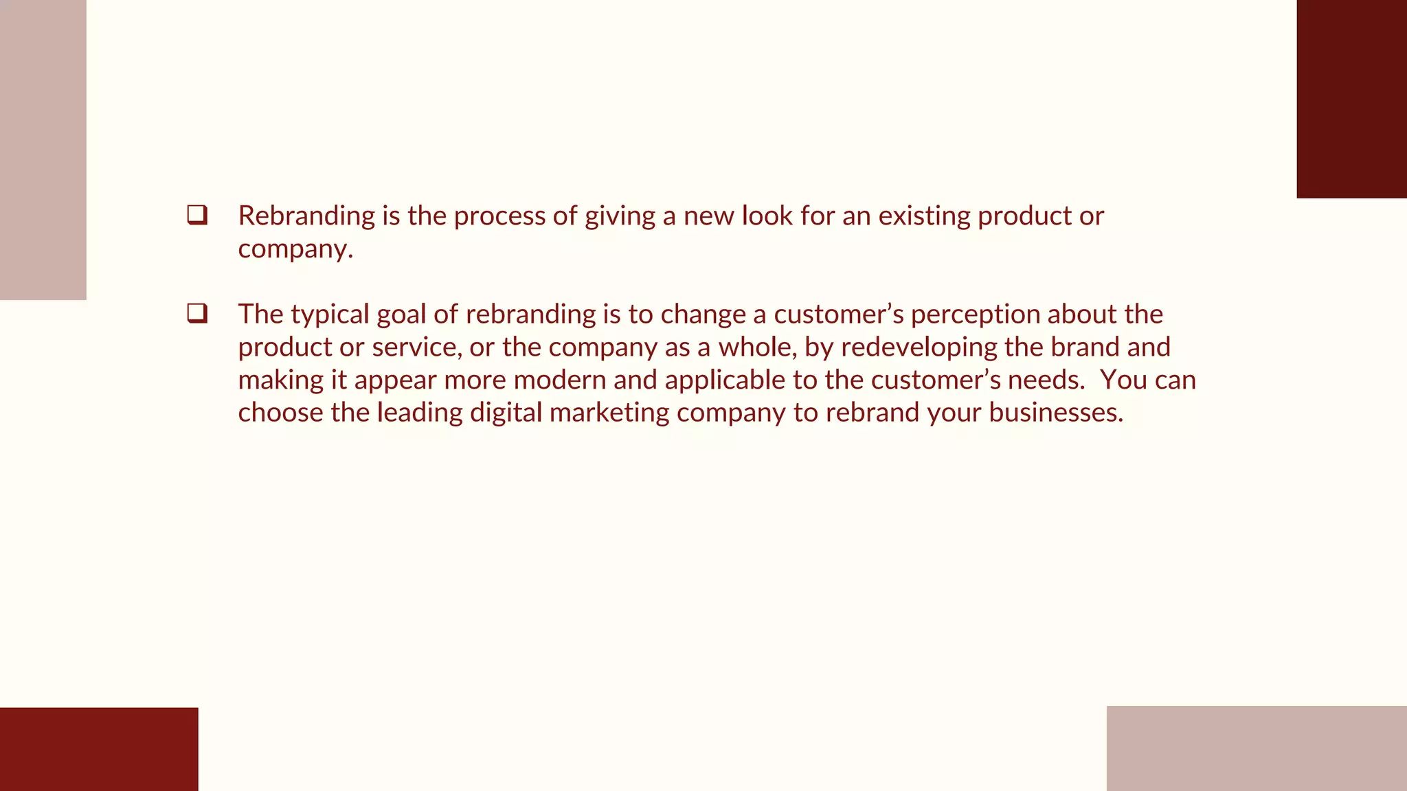 5 REBRANDING STRATEGIES YOU CAN USE TODAY | PPT