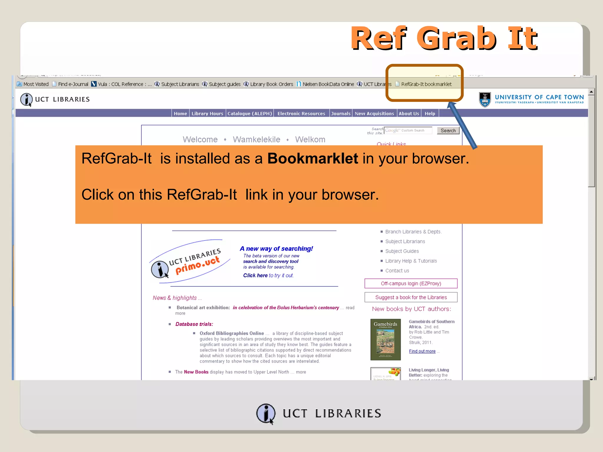 RefWorks RefGrab-It | PPT