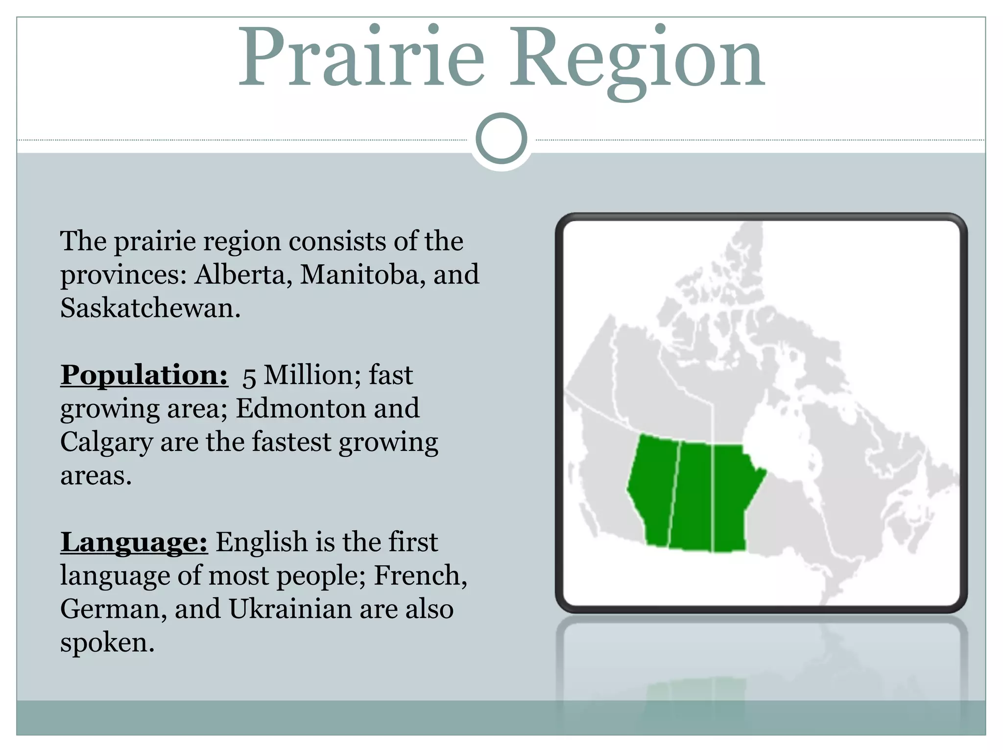 5 regions of canada | PPT
