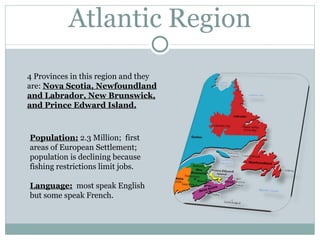5 regions of canada | PPT