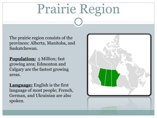 5 regions of canada | PPT