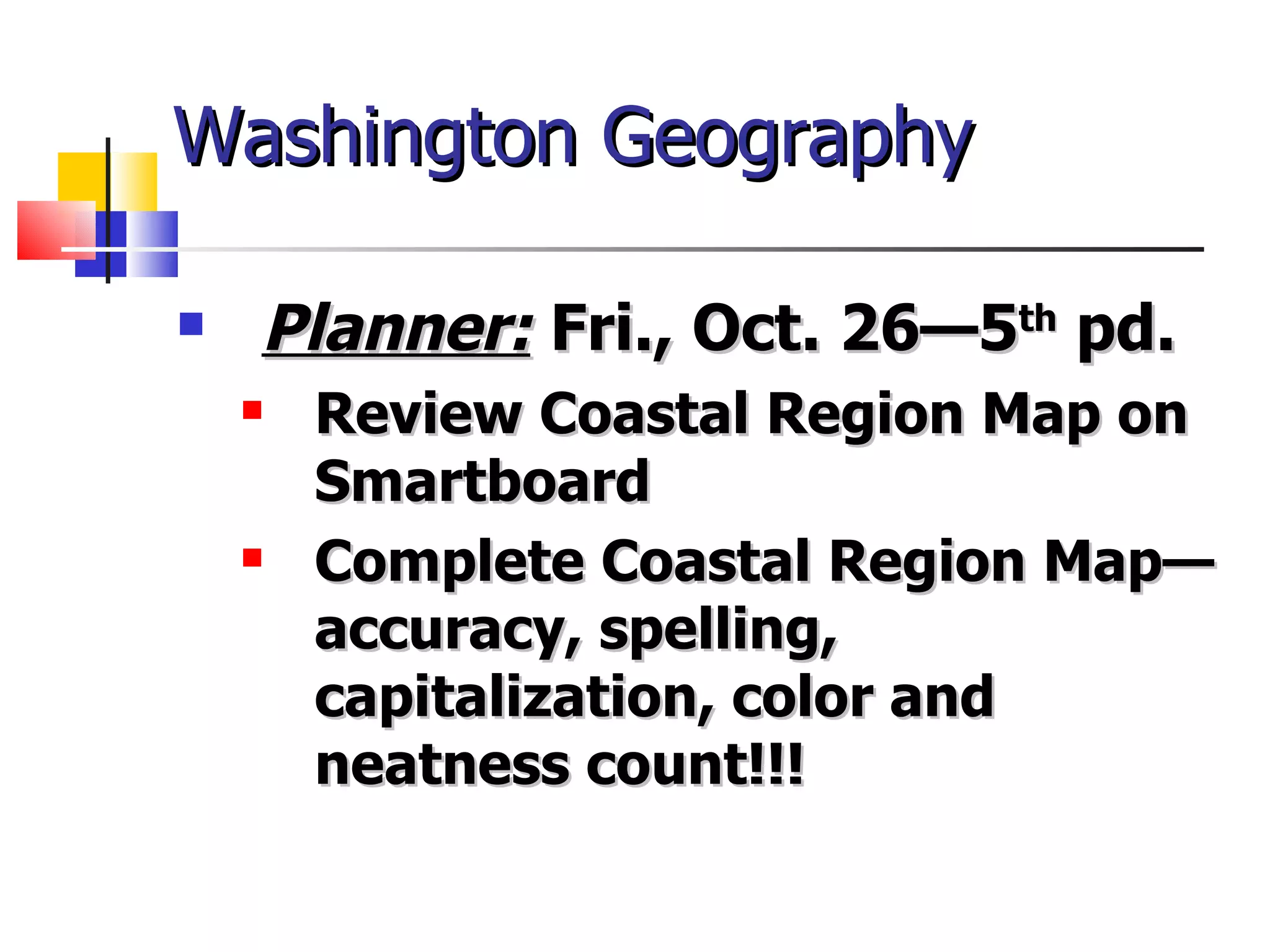 5 Regions Of Washington | PPT