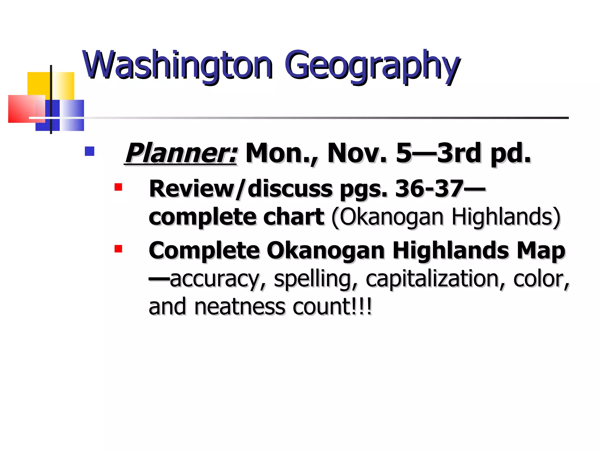 5 Regions Of Washington | PPT
