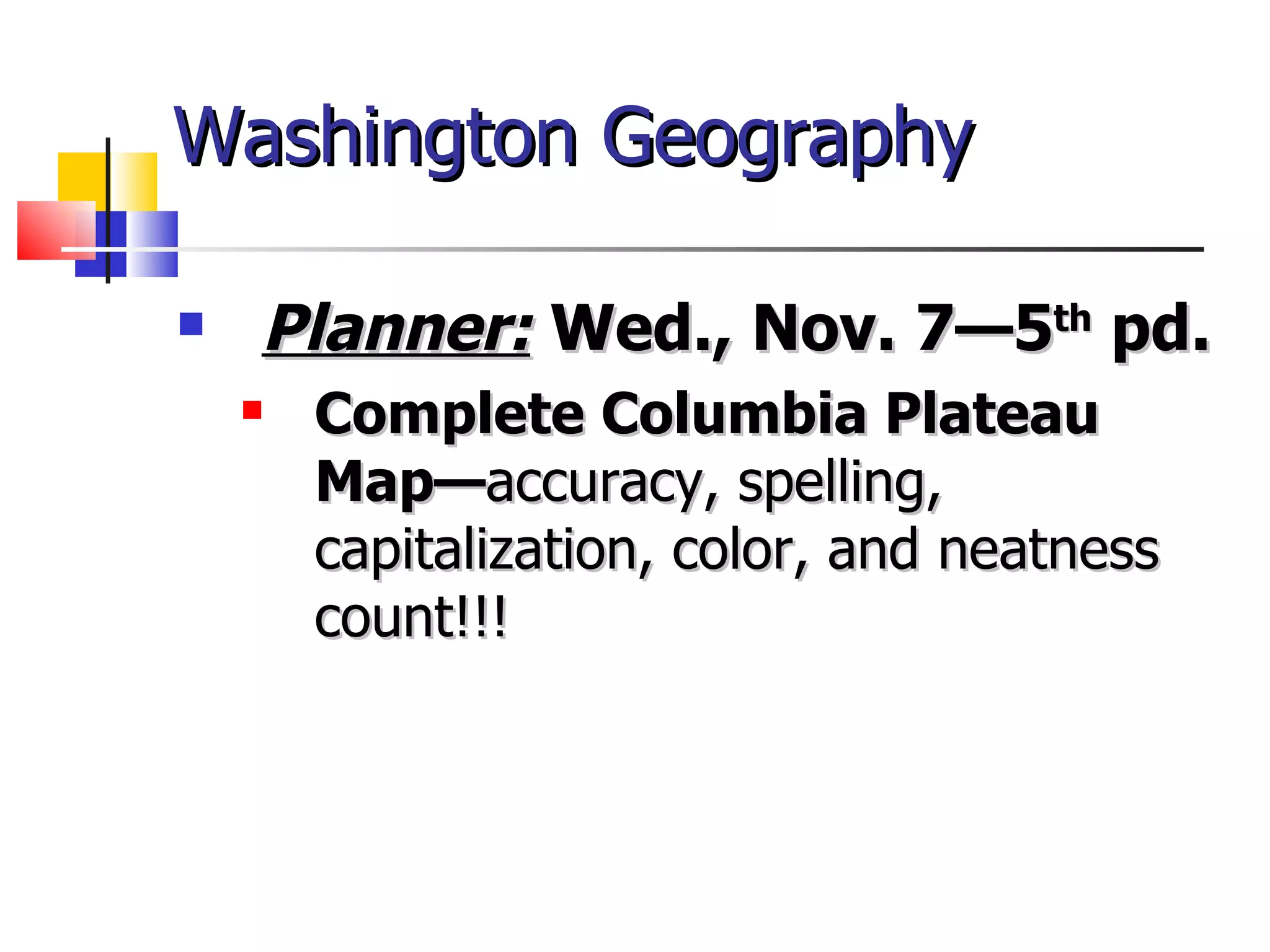 5 Regions Of Washington | PPT