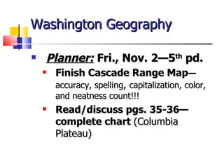 5 Regions Of Washington | PPT
