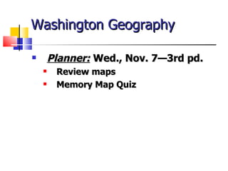 5 Regions Of Washington | PPT