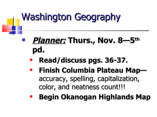 5 Regions Of Washington | PPT