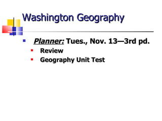 5 Regions Of Washington | PPT
