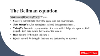 Bellman's equation Reinforcement learning - II | PPTX