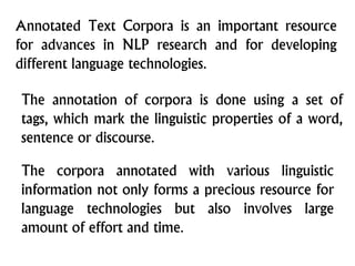 5 relevance of annotated corpus | PPT