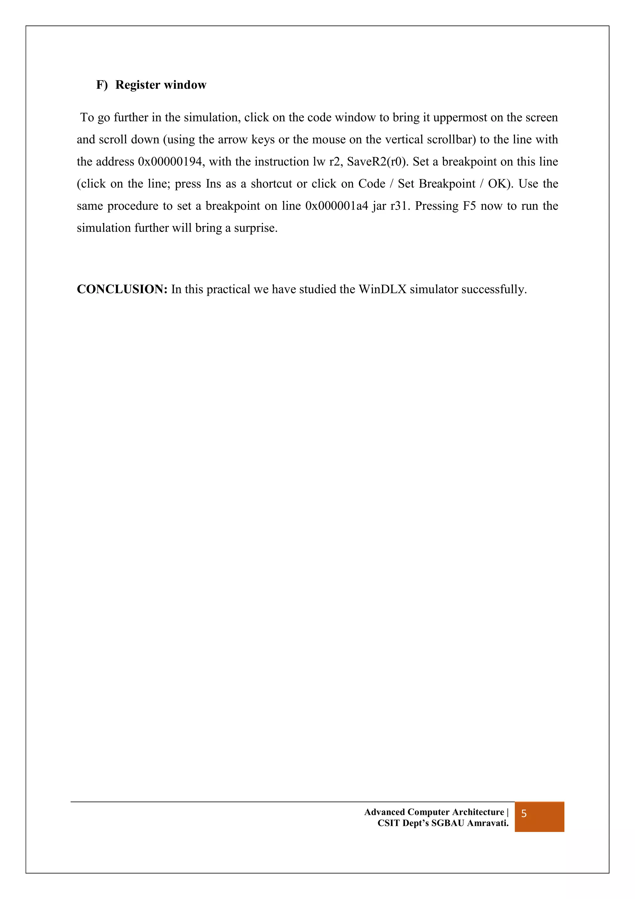 Advance Computer Architecture | PDF