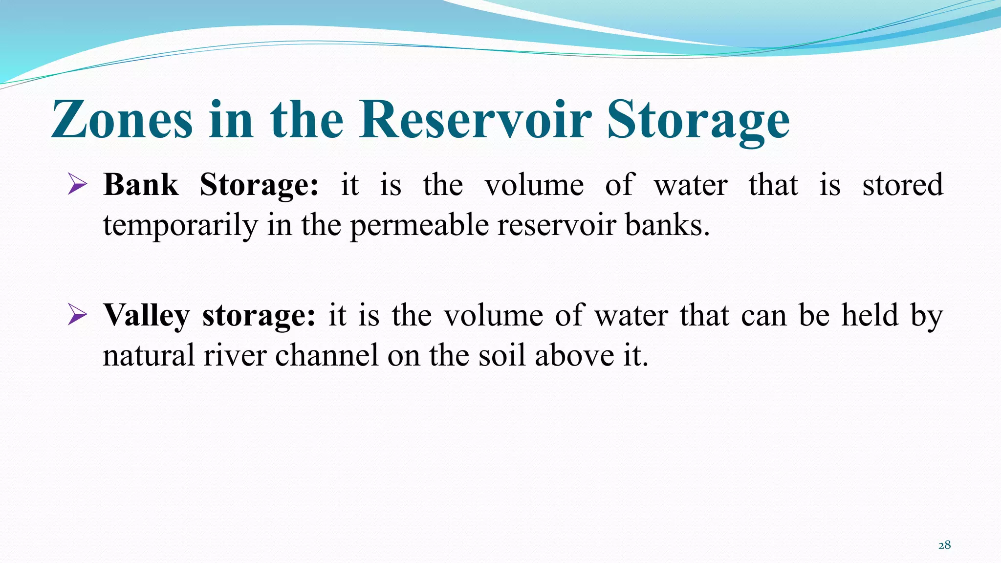 5 Reservoir Planning | PPTX