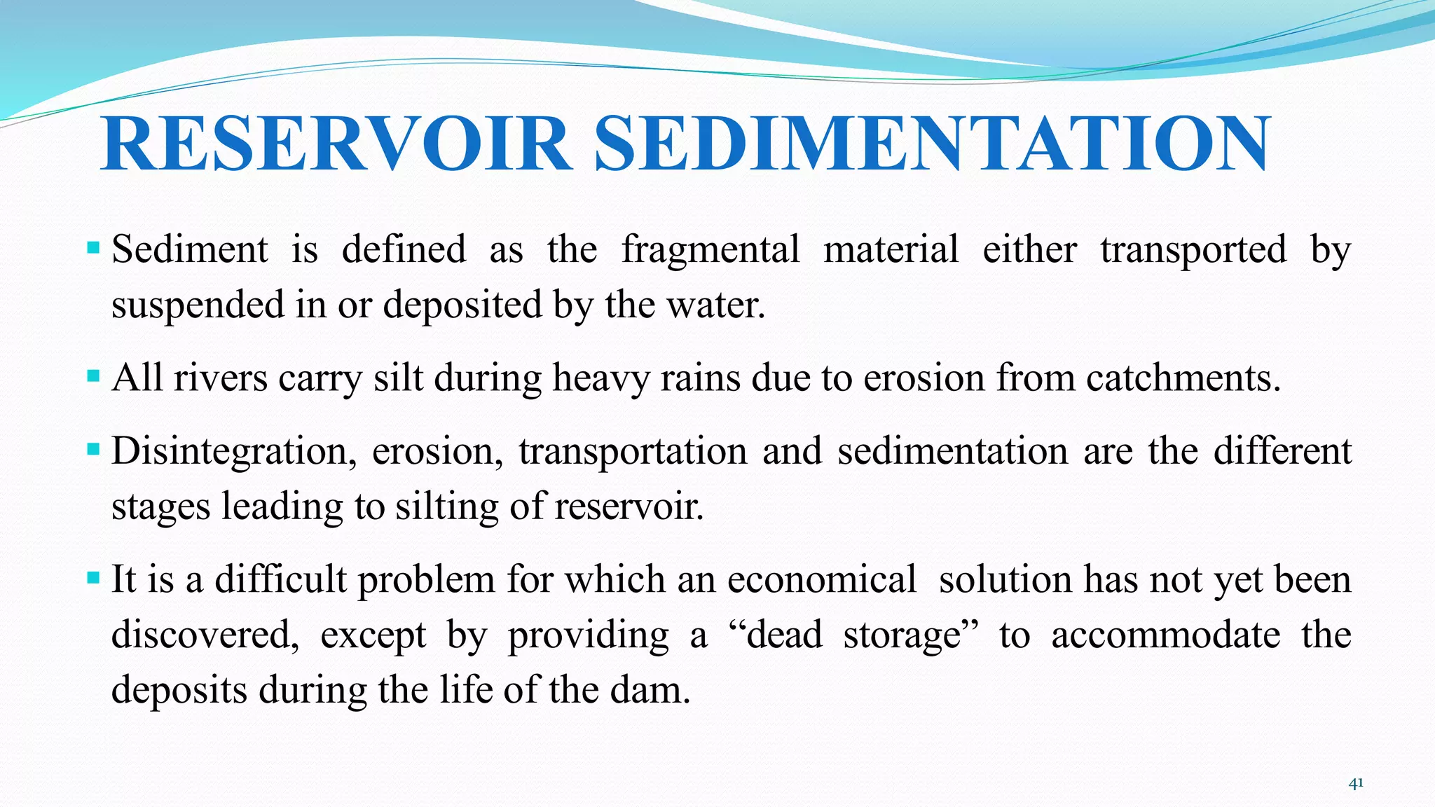 5 Reservoir Planning | PPTX