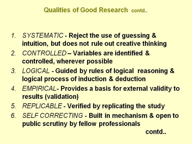 Research Methodology presentation for Ph.D | PPTX | Science