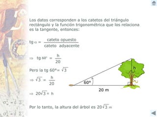 5 resolucion te triangulos rectangulos | PPSX