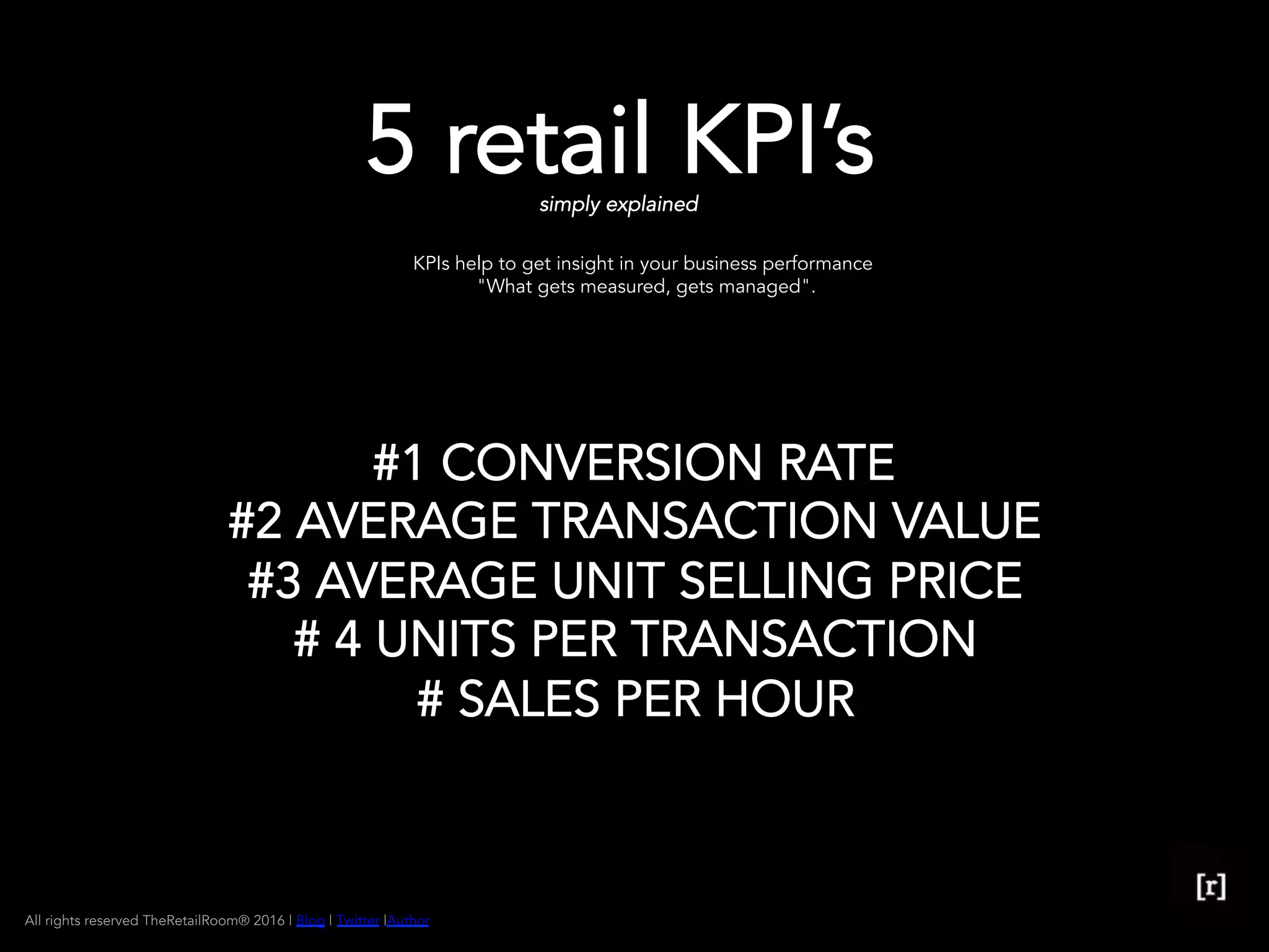 5 retail simple kpi's | PDF