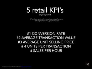 5 retail simple kpi's | PDF