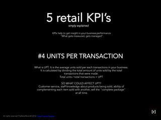 5 retail simple kpi's | PDF