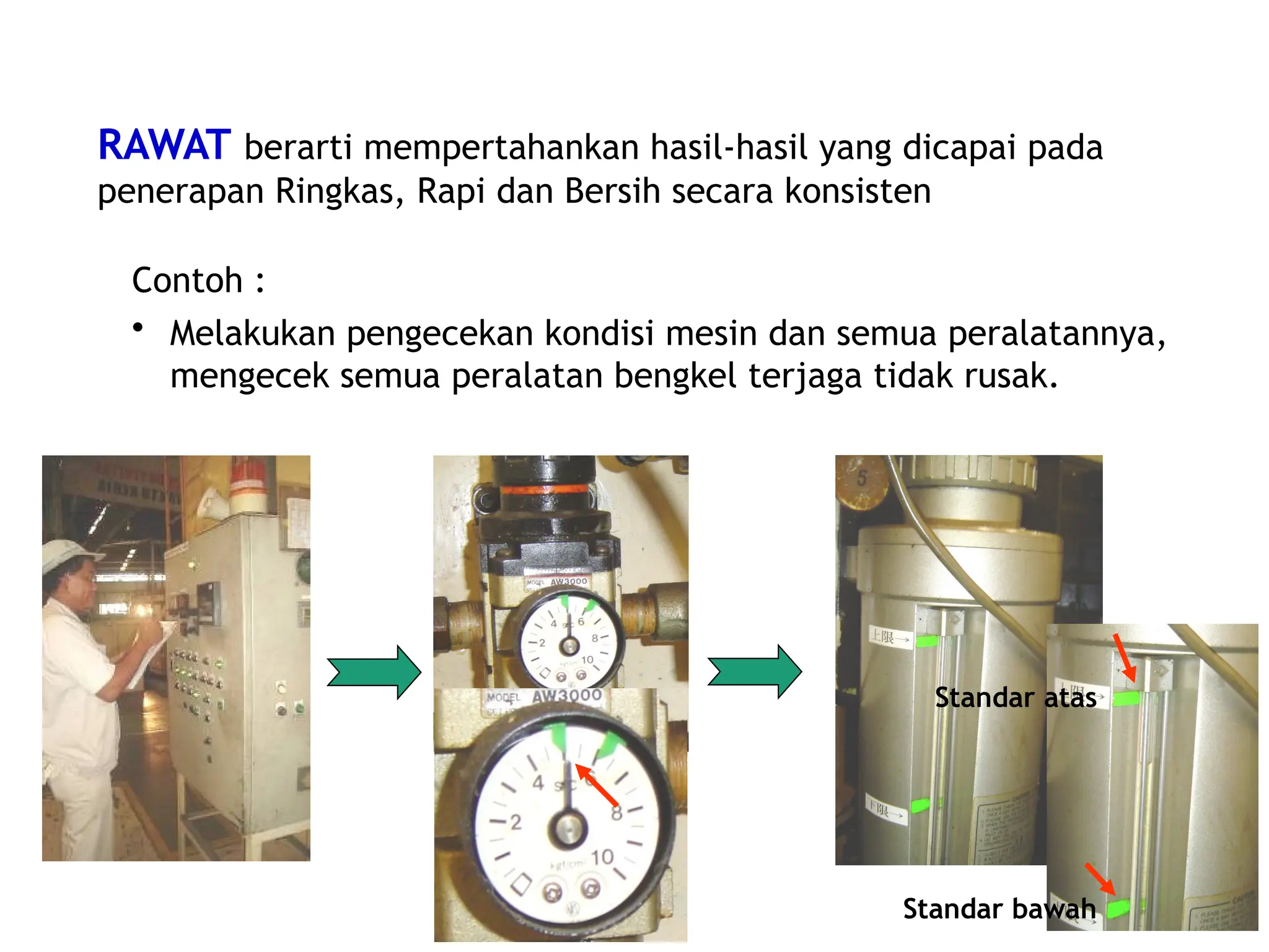 5R for Maintenance untuk pemula, fungsi dan contoh pengaplikasian 5R | PPTX