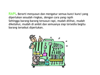 5R for Maintenance untuk pemula, fungsi dan contoh pengaplikasian 5R | PPTX