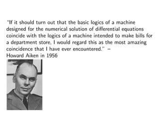 Building a Turing Machine emulator to explore Turing's great ideas | PPT