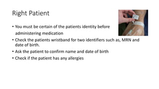 5 rights of medication safety. final | PPTX