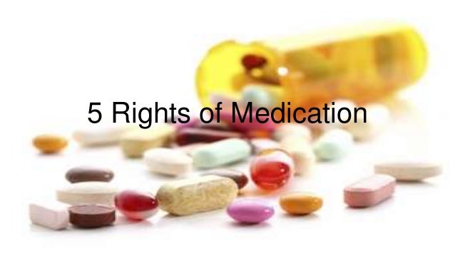 5 rights of medication safety. final