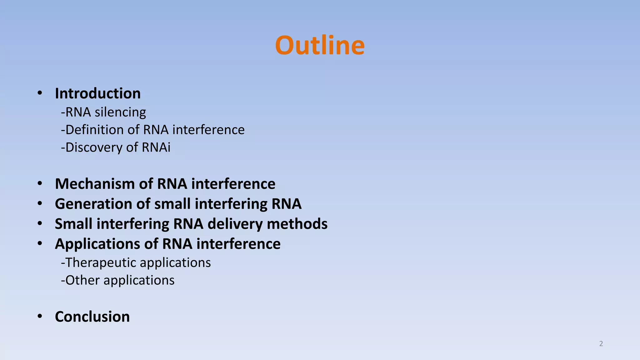 RNA interference | PPTX