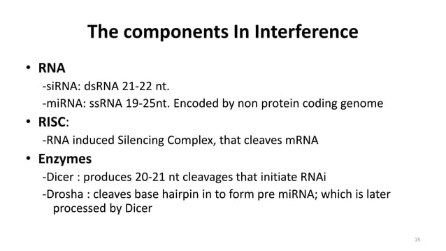 RNA interference | PPTX