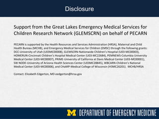 Pediatric Emergency Care Applied Research Network (PECARN) by Alexander ...