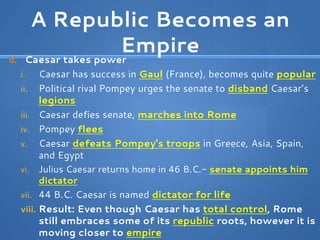 5 rome becomes empire | PPT