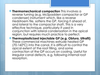 5 root canal filling materials | PPT