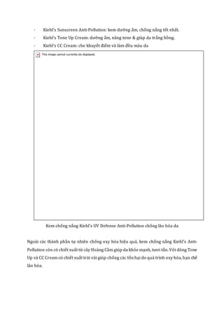 Kem chống nắng cho da dầu mụn | DOCX