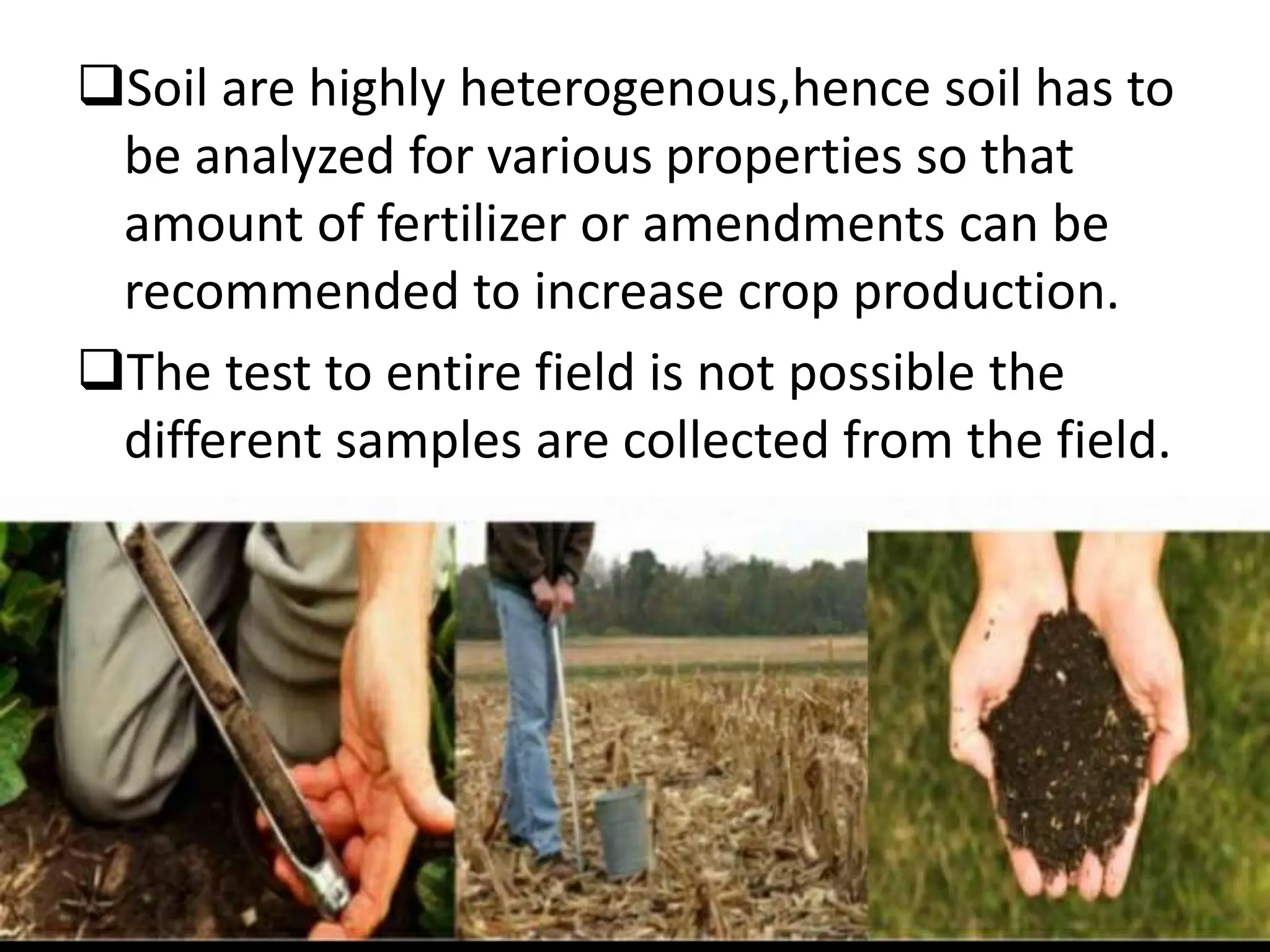soilsample collection and preparation pptx | PPTX