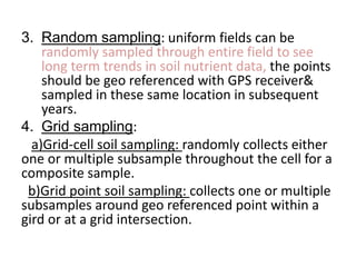soilsample collection and preparation pptx | PPTX
