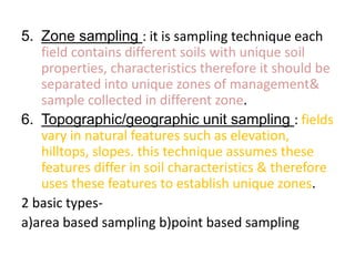 soilsample collection and preparation pptx | PPTX