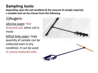 soilsample collection and preparation pptx | PPTX