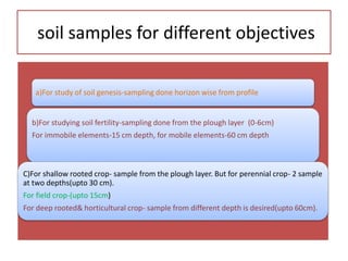 soilsample collection and preparation pptx | PPTX
