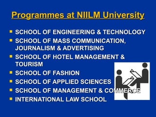 NIILM University Courses | PPT
