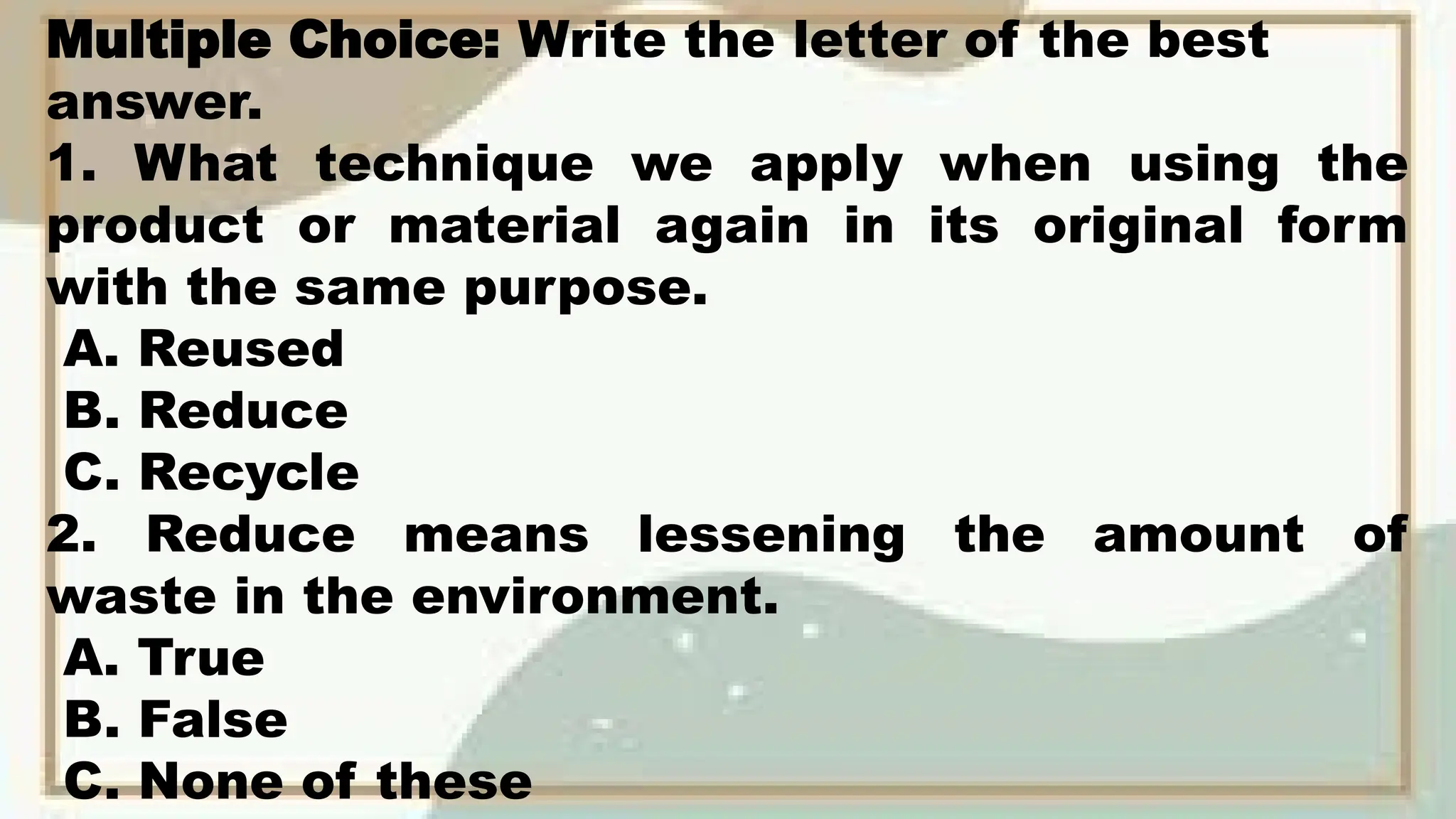5rs.pptx recover recycle, reuse, repair, | PPTX