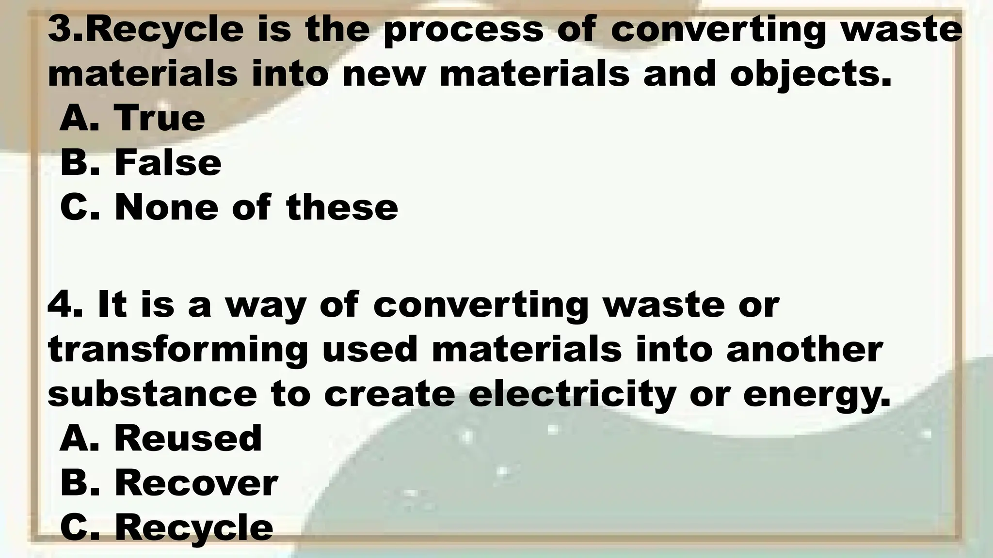 5rs.pptx recover recycle, reuse, repair, | PPTX