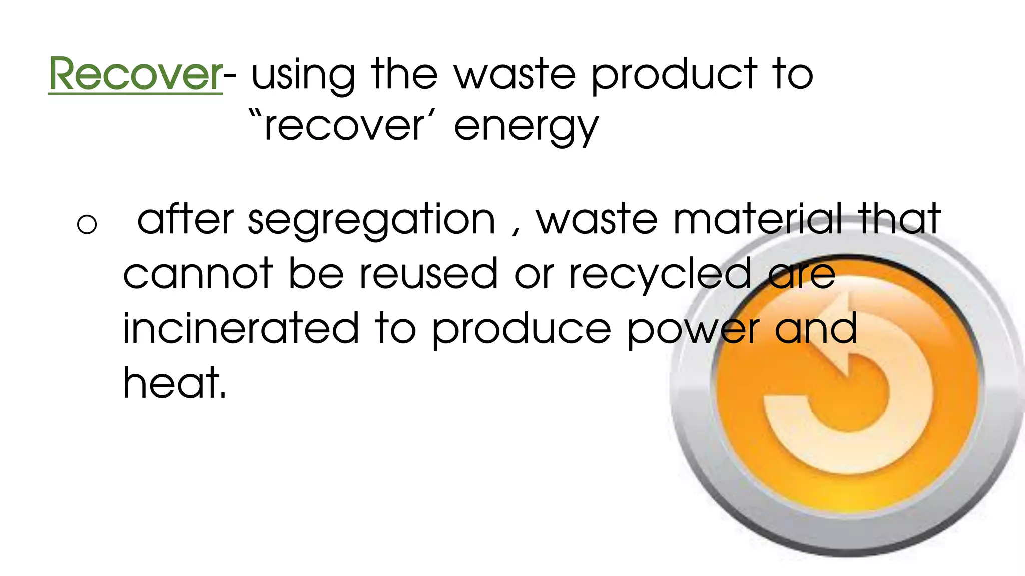 5Rs Waste Management | PDF