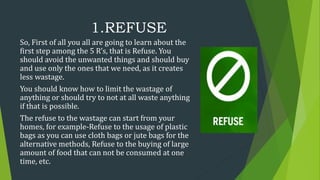5 R's of Environment by Manvi Babbar | PPTX