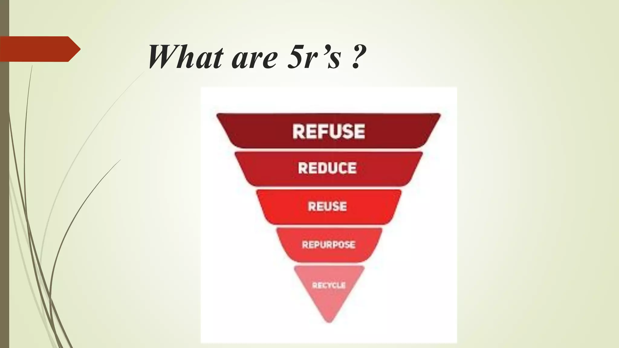 5 r's of Waste Management | PDF