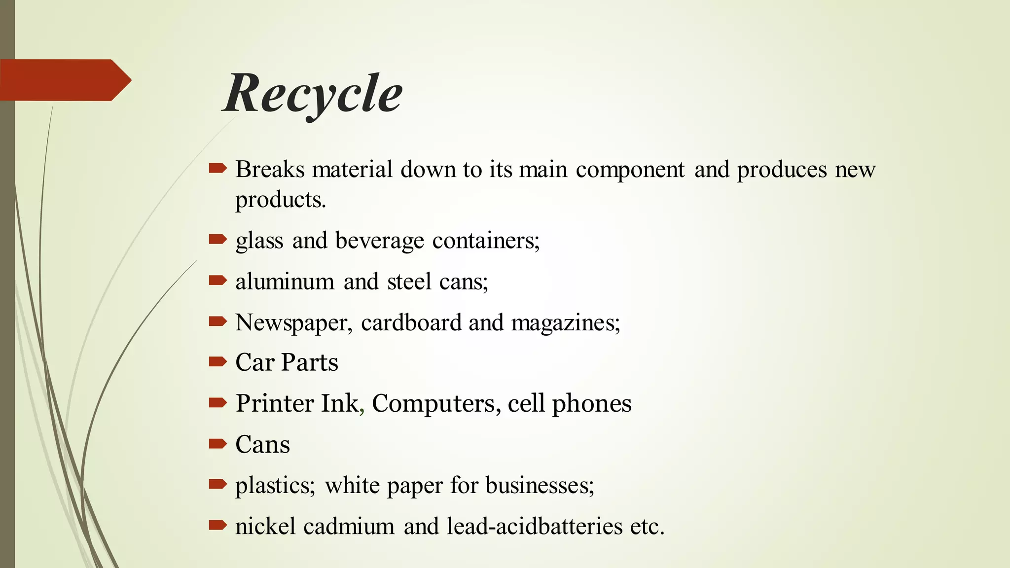 5 r's of Waste Management | PDF