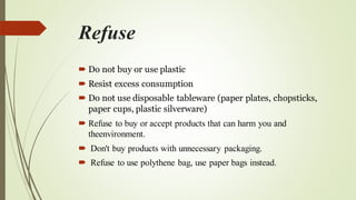 5 r's of Waste Management | PDF