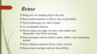 5 r's of Waste Management | PDF