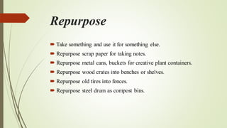 5 r's of Waste Management | PDF