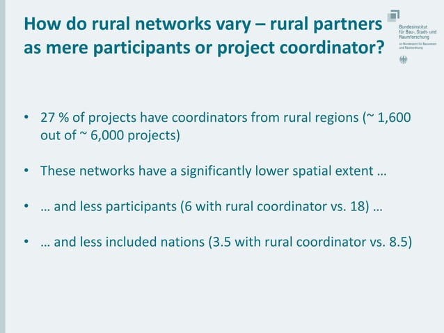 Horizon 2020 - research networks across borders - Rupert Kawka | PPT