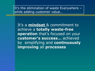 ENHANCED PRODUCTIVITY 5S WASTE REDUCTION | PPT